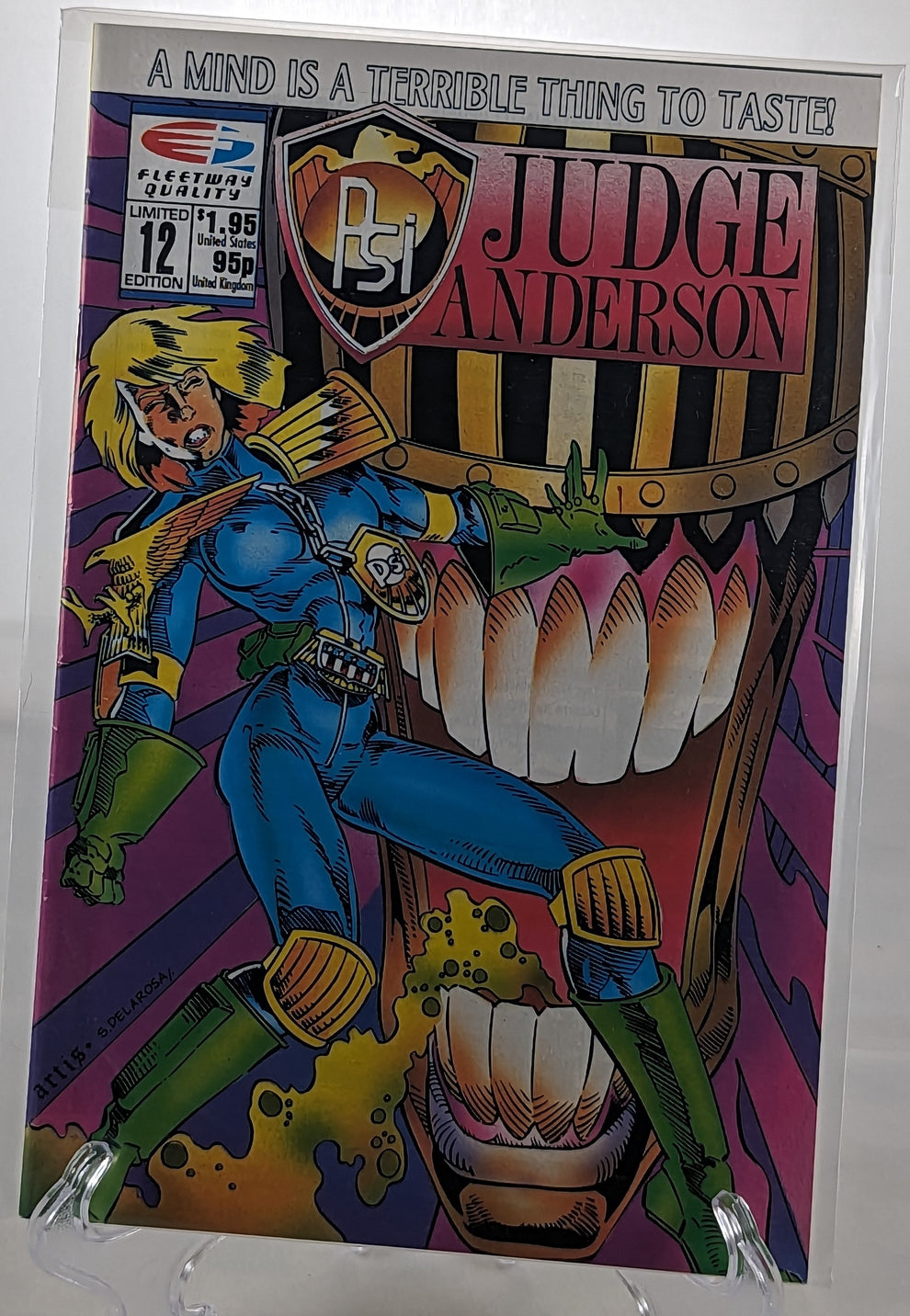 PSI Judge Anderson Limited Edition Issue 12 Fleetway Quality Comics ...